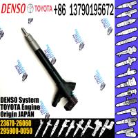 China High quality 295900-0050 Common Rail Injector 23670-26060 295900-0050 Injector 23670-26060 with best price for sale