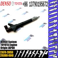 China Rail Fuel Injector 295900-0040 23670-26050 For Toyota RAV4 2AD-FHV 295900-0040 23670-26050 for sale