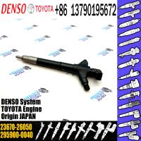 China Rail Fuel Injector 295900-0040 23670-26050 For Toyota RAV4 2AD-FHV 295900-0040 23670-26050 for sale