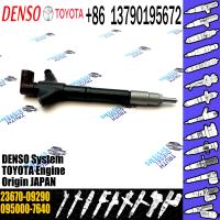 China Rail Fuel Injector 095000-7640 23670-09290 For Toyota engine 095000-7640 23670-09290 295900-0160 for sale