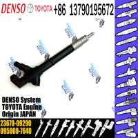 China Rail Fuel Injector 095000-7640 23670-09290 For Toyota engine 095000-7640 23670-09290 295900-0160 for sale