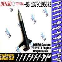 China Rail Fuel Injector 095000-7640 23670-09290 For Toyota engine 095000-7640 23670-09290 295900-0160 for sale