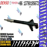 China FAST SHIPPING Diesel Fuel Injector 23670-0R080 fit for toyota Corolla Verso 295900-0070 for sale