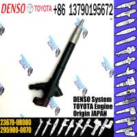 China FAST SHIPPING Diesel Fuel Injector 23670-0R080 fit for toyota Corolla Verso 295900-0070 for sale