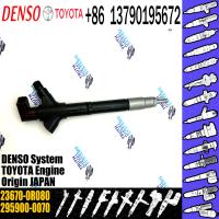 China FAST SHIPPING Diesel Fuel Injector 23670-0R080 fit for toyota Corolla Verso 295900-0070 for sale