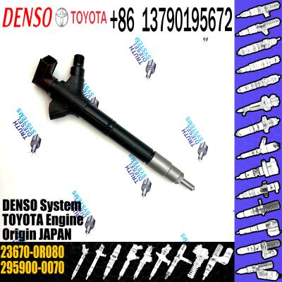 China FAST SHIPPING Diesel Fuel Injector 23670-0R080 fit for toyota Corolla Verso 295900-0070 for sale