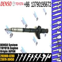 China Diesel fuel common rail injector 295900-0210 23670-30450 295900-0280 for Hilux 2KD for toyota for sale