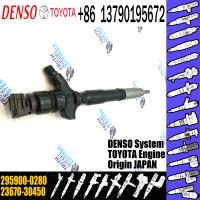 China Diesel fuel common rail injector 295900-0210 23670-30450 295900-0280 for Hilux 2KD for toyota for sale