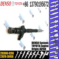China Diesel fuel common rail injector 295900-0210 23670-30450 295900-0280 for Hilux 2KD for toyota for sale