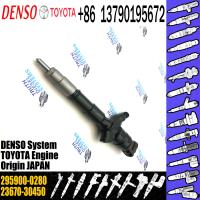 China Diesel fuel common rail injector 295900-0210 23670-30450 295900-0280 for Hilux 2KD for toyota for sale
