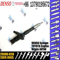 China common rail injector 23670-30440 23670-39435 diesel fuel injector 295900-0200 295900-0250 for Toyota for sale