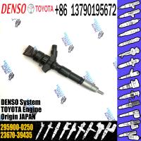 China common rail injector 23670-30440 23670-39435 diesel fuel injector 295900-0200 295900-0250 for Toyota for sale