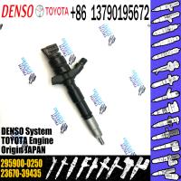 China common rail injector 23670-30440 23670-39435 diesel fuel injector 295900-0200 295900-0250 for Toyota for sale