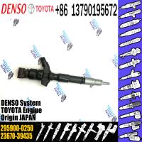 China common rail injector 23670-30440 23670-39435 diesel fuel injector 295900-0200 295900-0250 for Toyota for sale