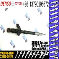 China common rail injector 295900-0190 295900-0240 fuel injector 23670-30170 23670-39445 for Toyota for sale