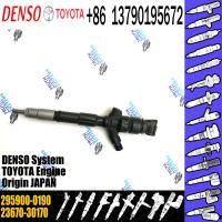 China common rail injector 295900-0190 295900-0240 fuel injector 23670-30170 23670-39445 for Toyota for sale