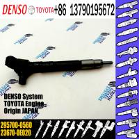 China Original Diesel Common Rail Fuel Injector 295700-0560 23670-0E020 For Toyota Hilux 2GD-FTV for sale