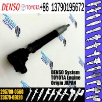 China Original Diesel Common Rail Fuel Injector 295700-0560 23670-0E020 For Toyota Hilux 2GD-FTV for sale