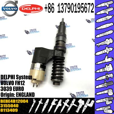 China diesel fuel injector 3155040, 8113409, BEBE4B12001, BEBE4B12004 FOR VOL Trucks D12C340, D12C380, D12C420 for sale
