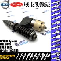 China diesel fuel injector 1677154, BEBE4B01001 FOR VOL Trucks FH 12 D12A340, D12A420, FH12, Euro 2 for sale