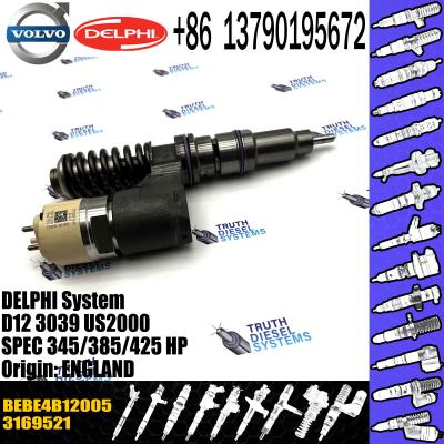 China common rail injector 3169521 injector for VOL truck D12C FH12 FM12 Diesel fuel injector nozzle 3169521 8113837 for sale