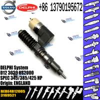 China common rail injector 3169521 injector for VOL truck D12C FH12 FM12 Diesel fuel injector nozzle 3169521 8113837 for sale