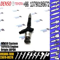 China 23670-0R050 23670-09270 injector for Toyota 1AD-FTV 2AD-FTV common rail injector 095000-6680 095000-7690 for sale