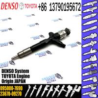 China 23670-0R050 23670-09270 injector for Toyota 1AD-FTV 2AD-FTV common rail injector 095000-6680 095000-7690 for sale