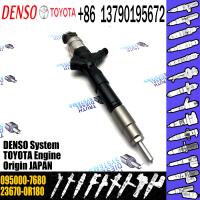 China Fuel Injection Nozzle 095000-7680 Common Rail Injector 23670-0R180 For TOYOTA 1AD-FTV 2AD-FTV for sale
