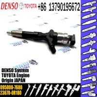 China Fuel Injection Nozzle 095000-7680 Common Rail Injector 23670-0R180 For TOYOTA 1AD-FTV 2AD-FTV for sale