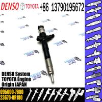 China Fuel Injection Nozzle 095000-7680 Common Rail Injector 23670-0R180 For TOYOTA 1AD-FTV 2AD-FTV for sale