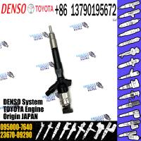 China High Quality Common Rail Fuel Injector 095000-7640 for TOYOTA 2AD-FTV 23670-09290 for sale