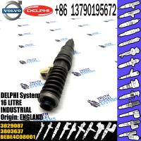 China 03829087 Fuel Injector 3829087 3803637 for penta TAD1641GE TWD1643GE D16 engine parts for sale