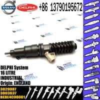 China 03829087 Fuel Injector 3829087 3803637 for penta TAD1641GE TWD1643GE D16 engine parts for sale