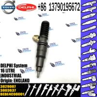 China 03829087 Fuel Injector 3829087 3803637 for penta TAD1641GE TWD1643GE D16 engine parts for sale