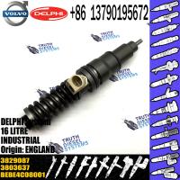 China 03829087 Fuel Injector 3829087 3803637 for penta TAD1641GE TWD1643GE D16 engine parts for sale