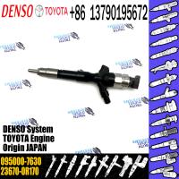 China Hot Sale Fuel Injector Assembly 23670-0R170 Diesel Engine Fuel Injector 095000-7630 For TOYOTA for sale