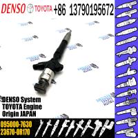 China Hot Sale Fuel Injector Assembly 23670-0R170 Diesel Engine Fuel Injector 095000-7630 For TOYOTA for sale