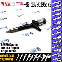 China Hot Sale Fuel Injector Assembly 23670-0R170 Diesel Engine Fuel Injector 095000-7630 For TOYOTA for sale
