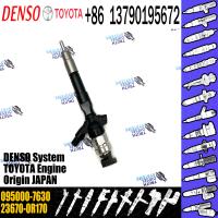 China Hot Sale Fuel Injector Assembly 23670-0R170 Diesel Engine Fuel Injector 095000-7630 For TOYOTA for sale