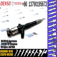 China Brand New Common Rail Fuel Injector 095000-7610 23670-09260 For Toyota for sale