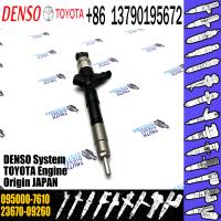 China Brand New Common Rail Fuel Injector 095000-7610 23670-09260 For Toyota for sale