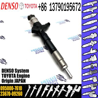 China Brand New Common Rail Fuel Injector 095000-7610 23670-09260 For Toyota for sale