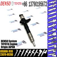 China Brand New Common Rail Fuel Injector 095000-7610 23670-09260 For Toyota for sale
