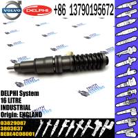 China injector 3829087 common rail injector 3829087 BEBE4C08001 For VOL Penta D16C diesel fuel injector 03829087 for sale