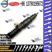 China injector 3829087 common rail injector 3829087 BEBE4C08001 For VOL Penta D16C diesel fuel injector 03829087 for sale