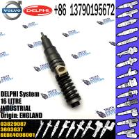 China injector 3829087 common rail injector 3829087 BEBE4C08001 For VOL Penta D16C diesel fuel injector 03829087 for sale