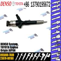 China injector nozzle 23670-0R160 095000-7600 injector for Toyota 2AD-FTV Avensis common rail injector for sale