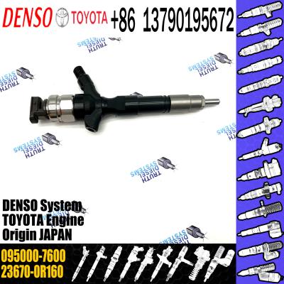 China injector nozzle 23670-0R160 095000-7600 injector for Toyota 2AD-FTV Avensis common rail injector for sale
