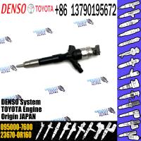 China injector nozzle 23670-0R160 095000-7600 injector for Toyota 2AD-FTV Avensis common rail injector for sale